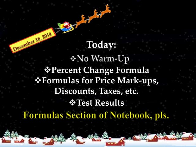 MATH 7 PERCENTAGE INCREASE AND DECREASE.pptx