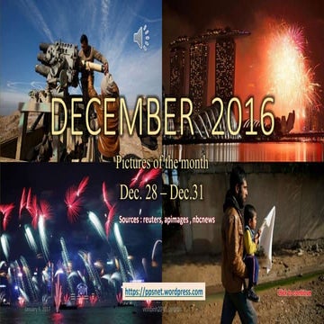 DECEMBER 2016 - Pictures of the month - Dec.̣ 28 - Dec. 31 | PPT