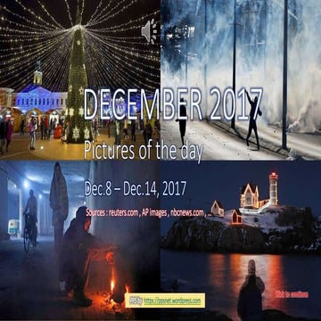 DECEMBER 2017 - Pictures of the day - Dec.8 - Dec.14, 2017 | PPSX