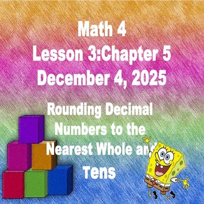 Rounding Decimal Numbers | PPTX