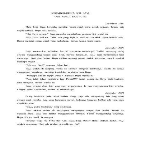 Desember desember desember bayu-nurul eka putri | PDF