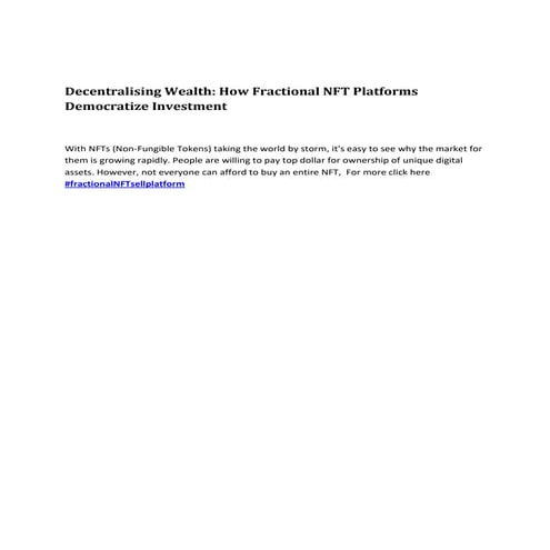 Decentralising Wealth.docx