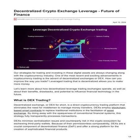 Decentralized Crypto Exchange Leverage - Future of Finance.pdf
