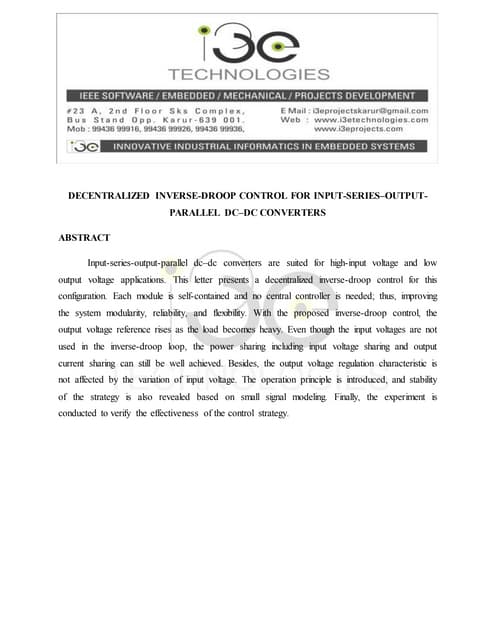 A switched reluctance generator with interleaved interface dc–dc converter | PDF