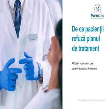 De ce pacientii refuza planul de tratament | PPT