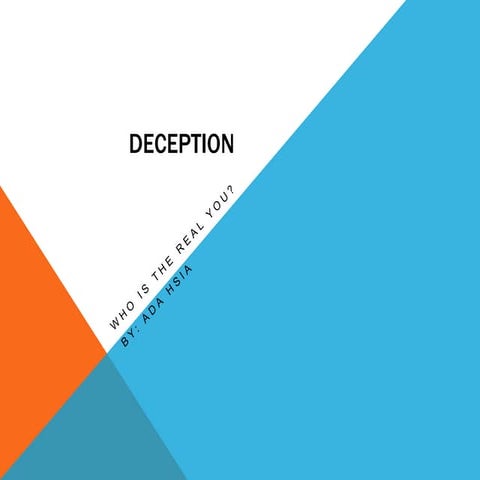 Deception | PPTX