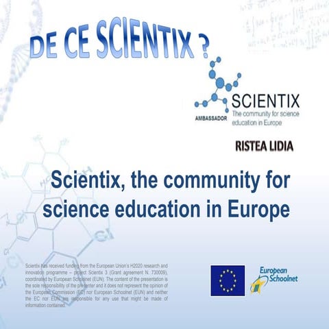 De ce scientix ? | PPTX