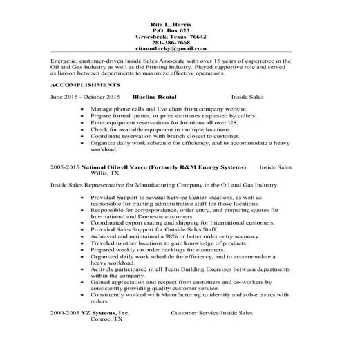 Jacki Potter - Resume | DOC
