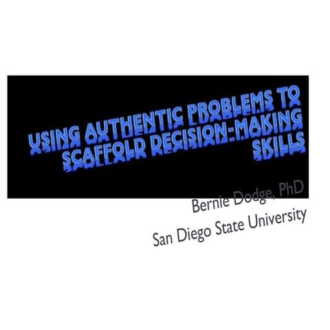 Scaffolding Decision Making | PPT