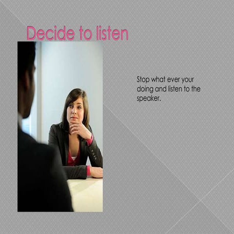 Decide To Listen Paula | PPT