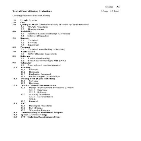 Basic engineering_Checklist | DOC