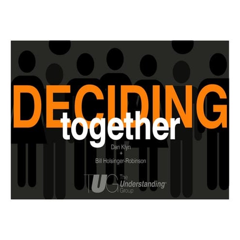 Deciding Together - Internet User Experience 2015 | PPT