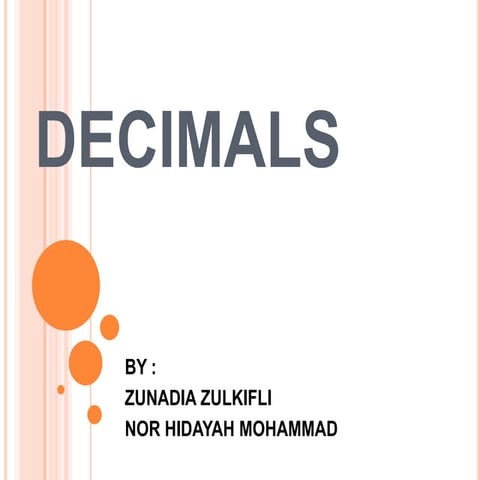 Decimals | PPTX