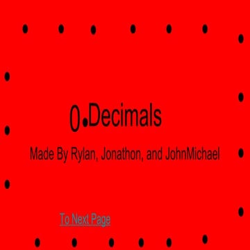 Decimals | PPT