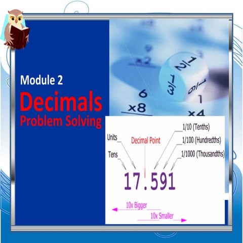 Decimals Problem Solving | PPT