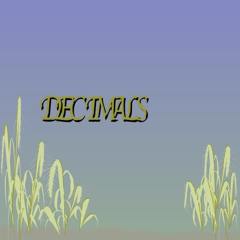 Decimals | PPT