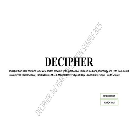 DECIPHER 3rd year fifth edition 2025 sample .pdf