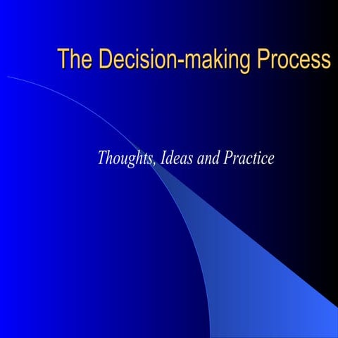 Decision Making United Nations Lecture MA | PPT