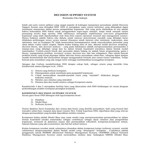 Decision support-system | PDF