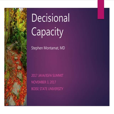 Decisional Capacity | PPTX