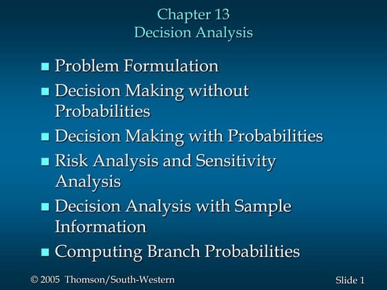 Decision making and problem solving | PPTX