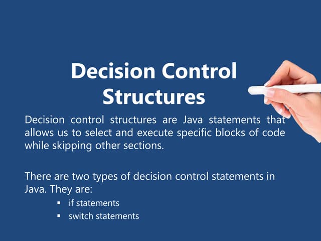 Java Decision Control Ppt 2963