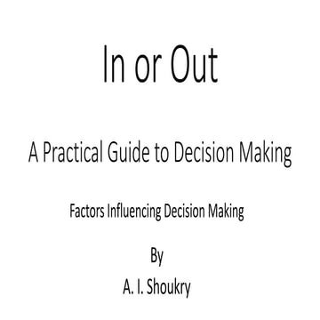 Factors Influencing Decision Making | PPTX
