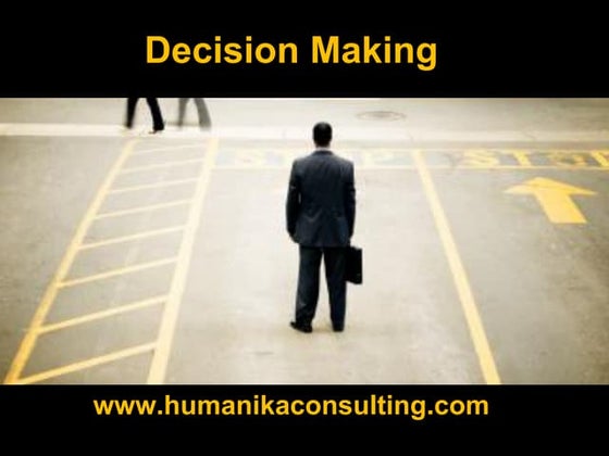 Decision Making Process | PPTX