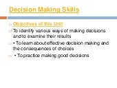 Teaching The Decision Making Process for High School Students | PPTX ...