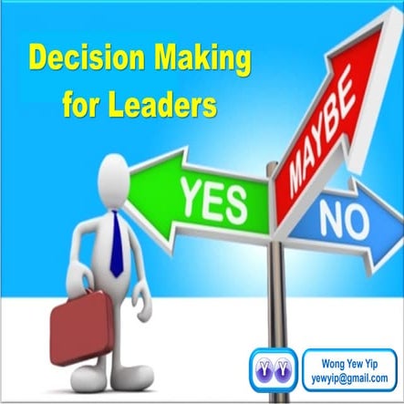 Decision Making for Leaders | PDF