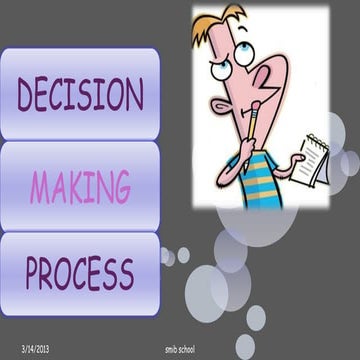 Decision making ppt | PPTX