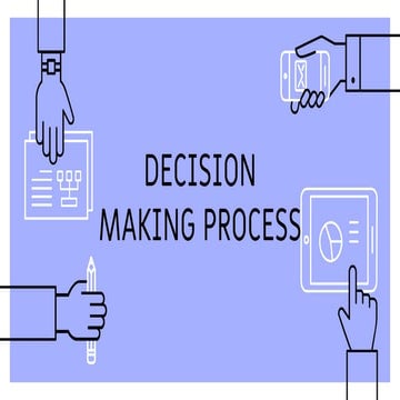 Decision making process | PPTX
