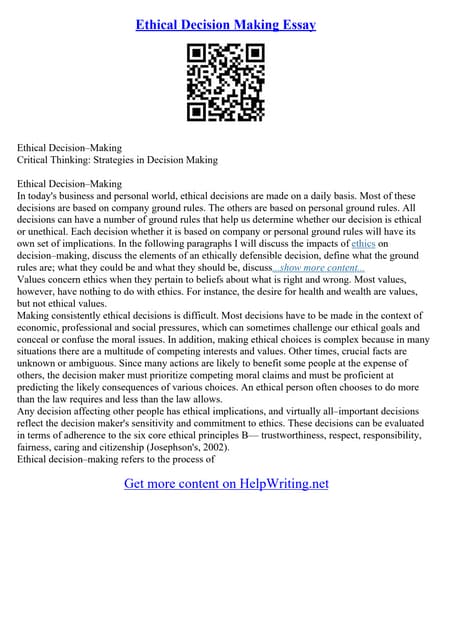 Decision Making & Simon Model | PPT