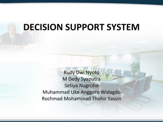Manajemen dss (decision_support_system)_dalam[1] | PPTX