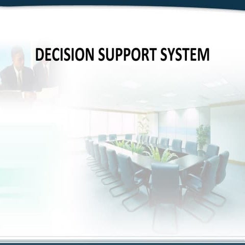 Decision Support System | PPT