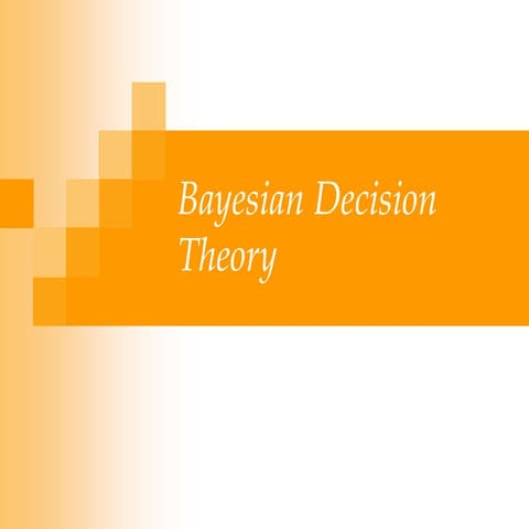 Decision Theory pattern recognition theory | PPT
