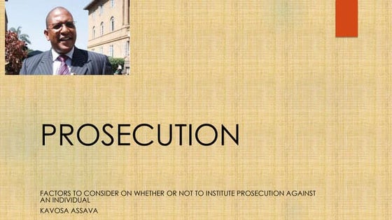 Ethics of Public Prosecutors -Lecture not | PPT