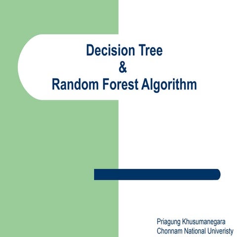 Decision Tree And Random Forest Ppt Technology And Computing