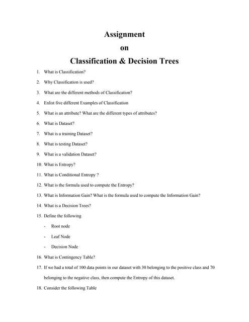 Decision Tree Assignmentpdf