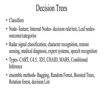 Decision Trees Ppt