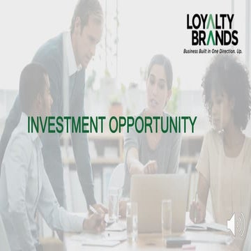 Loyalty Brands Investment Opportunity | PPT