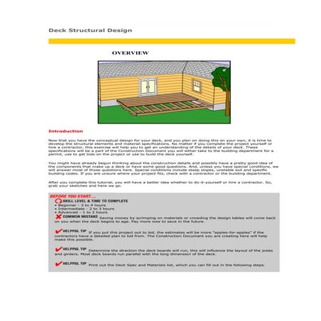 Deck structural design | PDF