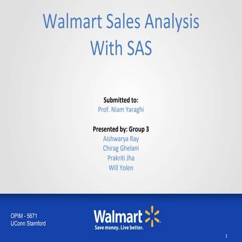 Walmart Sales Forecasting | PPTX
