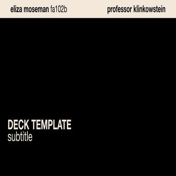 Deck Template | PPT