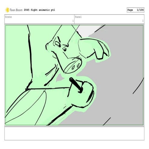Fight Scene Storyboard (Action/Adventure Animation) | PDF