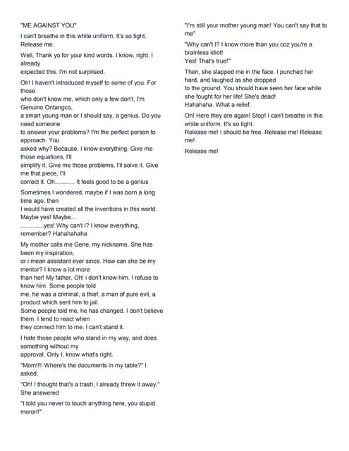 declamation piece | DOCX