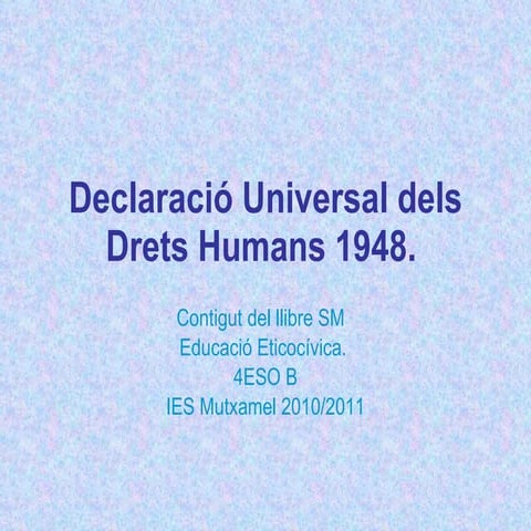 drets humans | PPS
