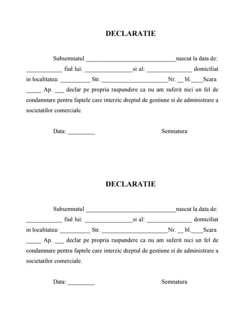 Anexa 3 Declaratie student elev | DOCX