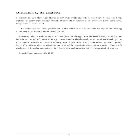 Declaration by the candidate | PDF