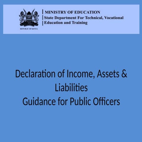 Asset declaration form_eng | PDF